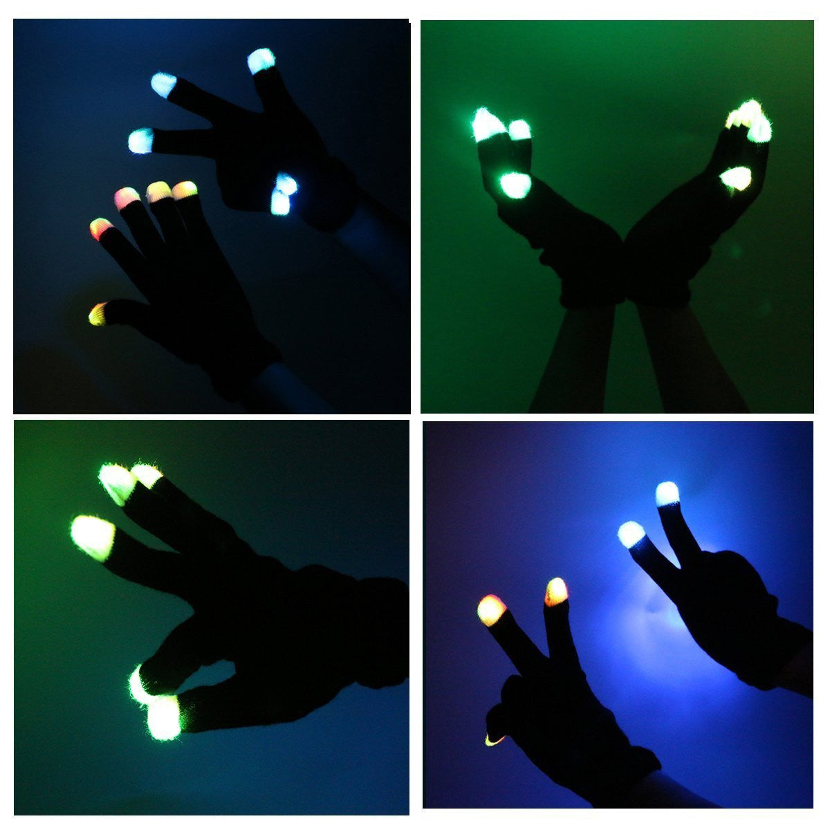 LED Rave Gloves | NuLights